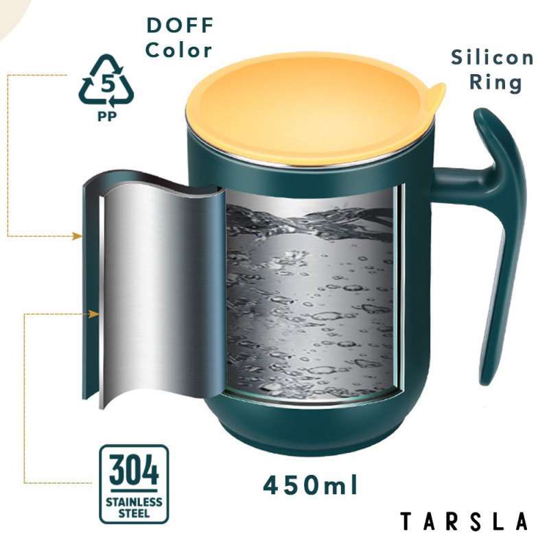 Jual Gelas Mug Stainless Steel Sus304 Multifungsi Tahan Panas Or33 ...