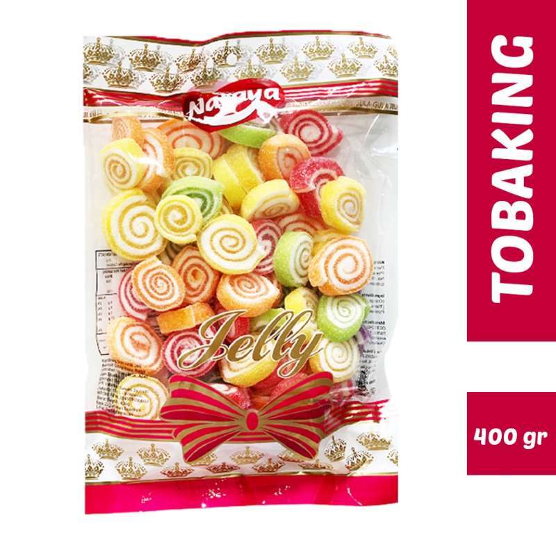 Jual Permen Jelly Naraya Sandwich Roll 400gr Jeli Candy di Seller ...