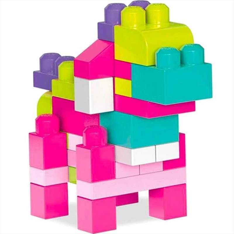 Jual Mega Bloks First Builders Dch54 Big Building Bag 60 Pcs Pink Di ...