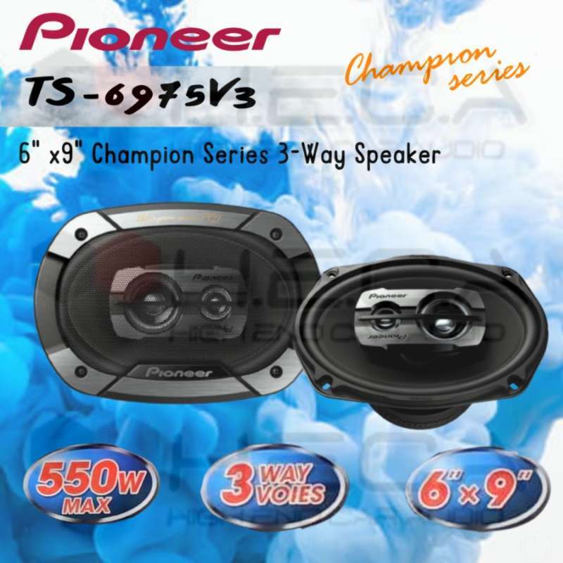 Jual Pioneer TS-6975V3 Champion Series Coaxial Speaker 3-Way Oval Ovale di Seller High End Car ...