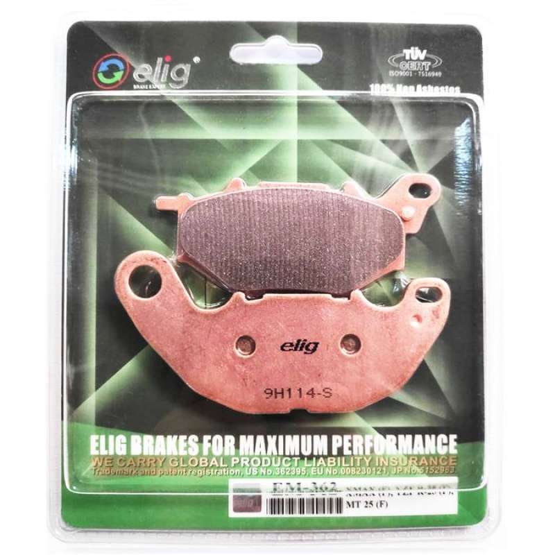 Jual Elig Kampas Rem Depan Yamaha X Max Yzf - R25, Mt 25 Em362_Sinter ...