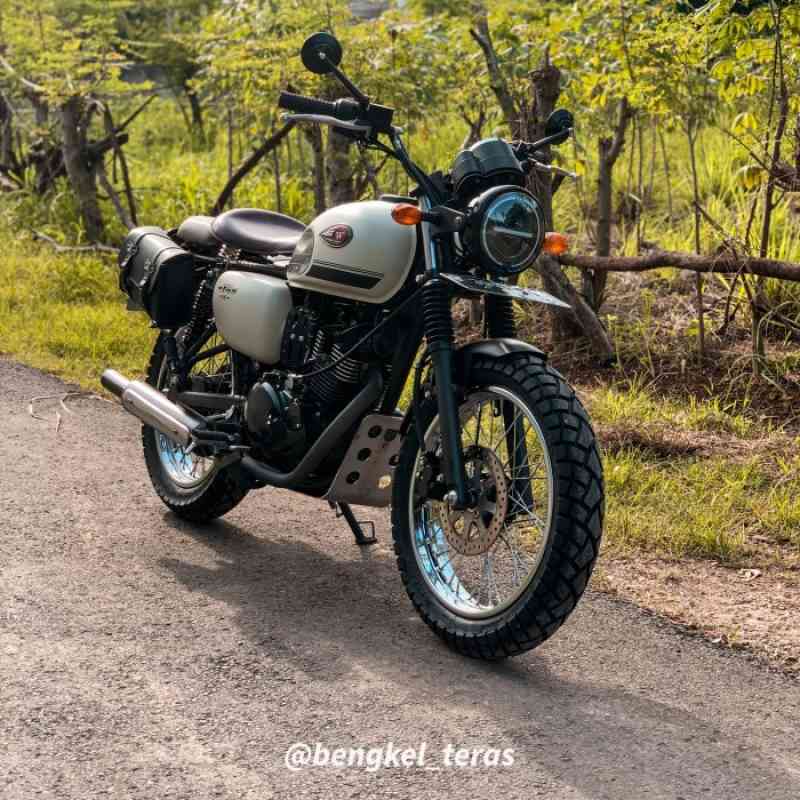 Jual Velg Set Depan Belakang DID Chroom Kawasaki W175 motor custom di ...