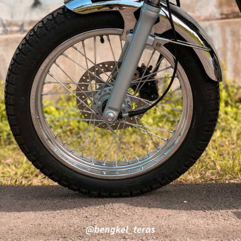 Jual Velg Set Depan Belakang DID Chroom Kawasaki W175 motor custom di ...