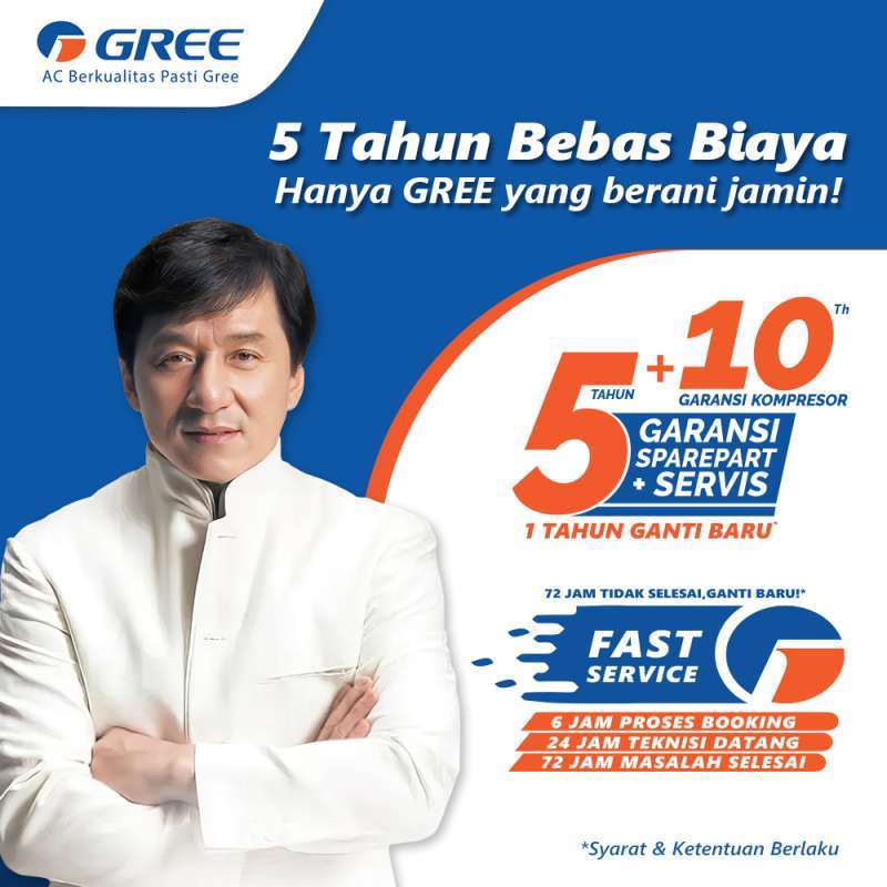 Jual Gree Indonesia Gwc-12c3e Ac Deluxe Low Watt - Putih [1.5 Pk/unit ...