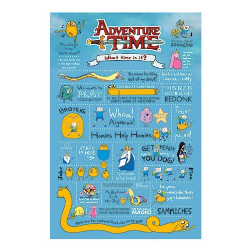 Jual Adventure Time Poster - Infographic di Seller LatestBuy ...