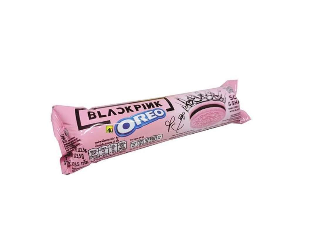 Jual OREO X BLACKPINK SPECIAL EDITION PINK COOKIE 123.5GR - PINK di ...