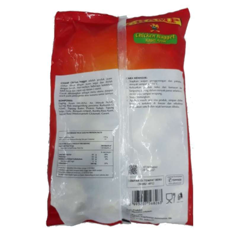 Jual Champ Chicken Nugget [1 kg] Online April 2021 | Blibli