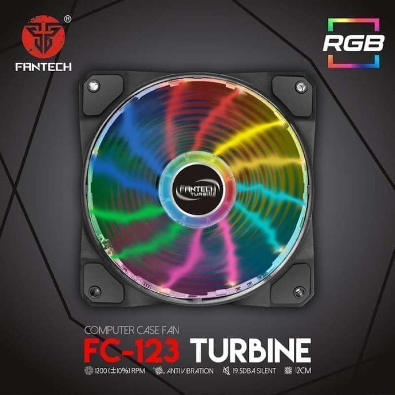 Promo Fantech FC-123 Turbine RGB Fan Casing PC Diskon 27% di Seller ...