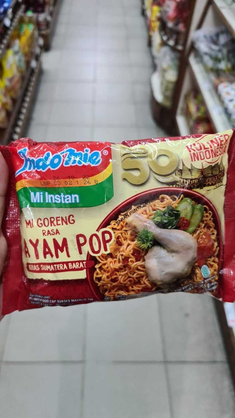 Jual INDOMIE MIE INSTAN GORENG AYAM POP 85g di Seller Adam Dani Mini ...