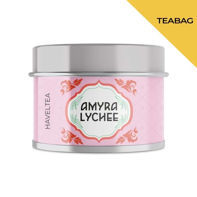 Promo Haveltea Amyra Lychee Mini Tin Lychee Tea Premium Fruit Tea - 5 ...