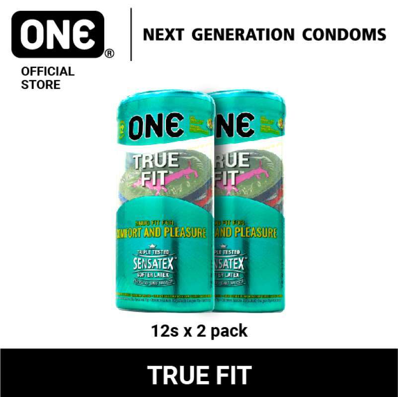 Promo One Kondom True Fit Kondom [12 Pcs/ 2 Box] Diskon 3% Di Seller ...