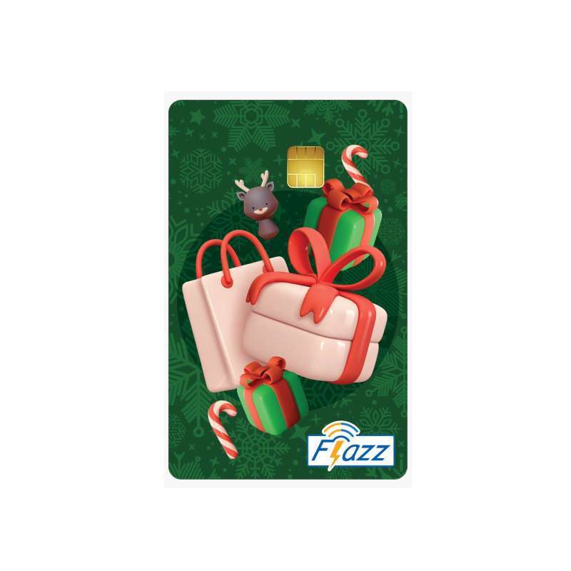 Jual Kartu Flazz Limited Edition Natal Hijau 2022 GEN 2 di Seller Flazz ...