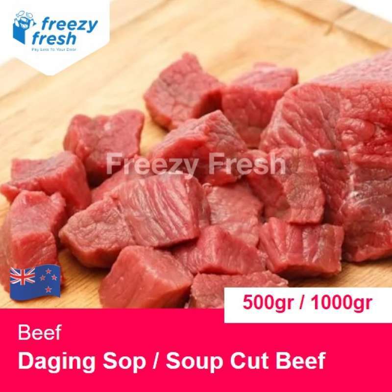 Jual FREEZY FRESH Soup Cut Beef Daging Sop [500 g] di Seller Freezy ...