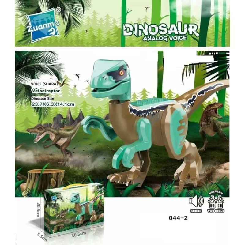 Promo 044-2 Lego Dinosaur Velociraptor Blue Dinosaurus Diskon 15% di ...