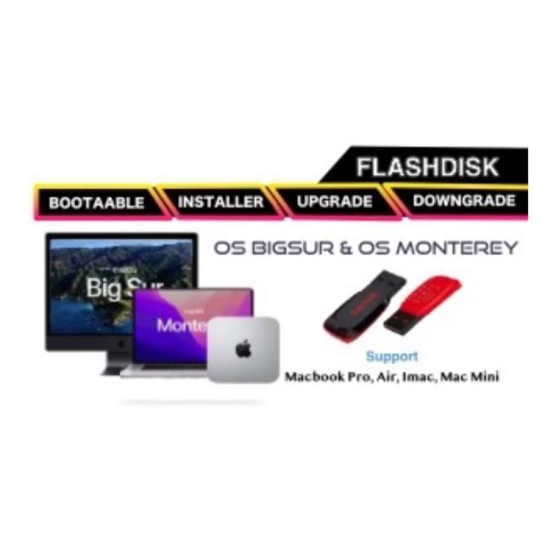 Jual Usb Installer Bootable Mac Os 2 In 1 Bigsur Dan Monterey Di Seller Dcks | Project ...