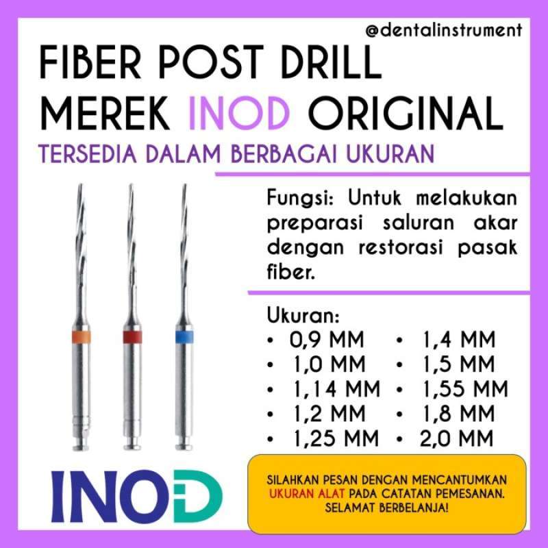 Promo Fiber Post Drill / Bur Pasak Fiber Merek Inod Original Diskon 23% ...