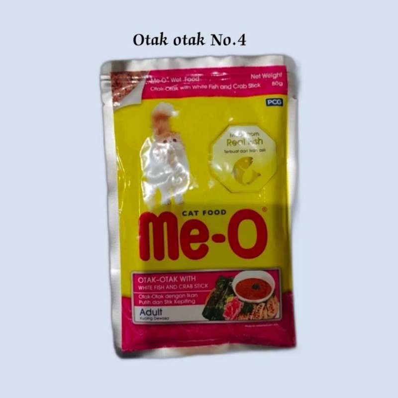 Jual Meo wetfood otak otak meo pouch 80gr makanan kucing basah all ...