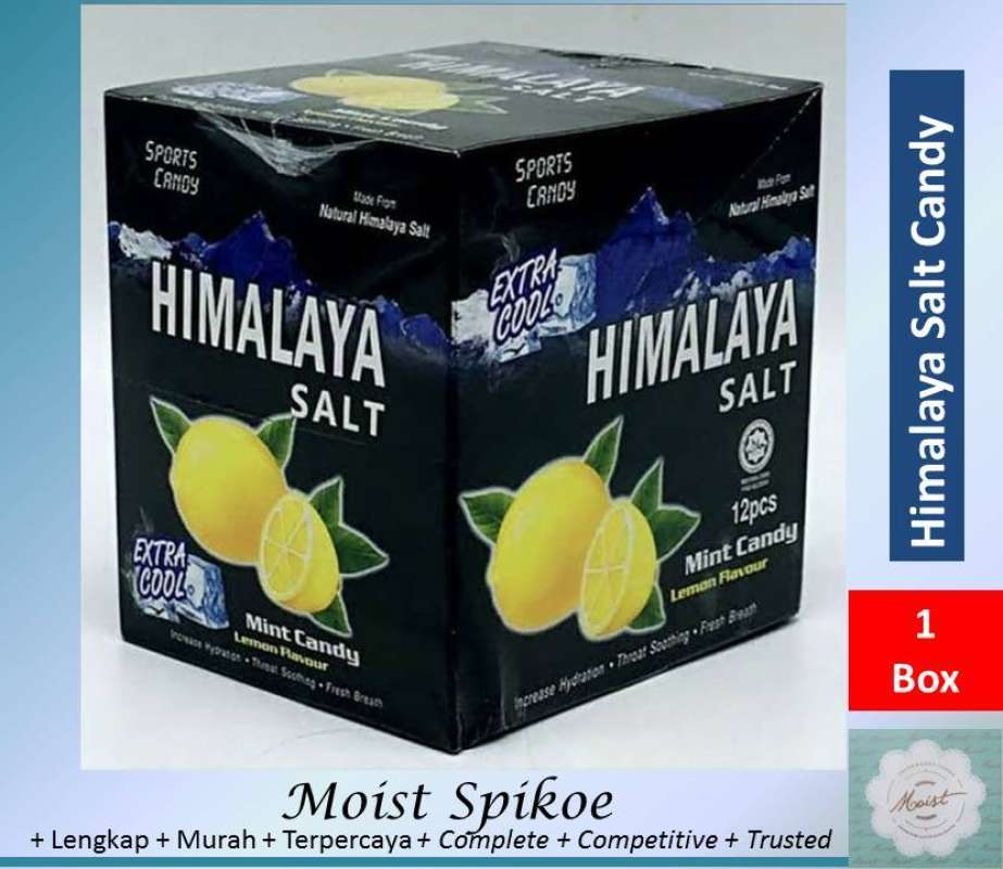 Jual Himalaya Salt Mint Candy / Permen Himalaya Lemon Flavour [Box] di ...