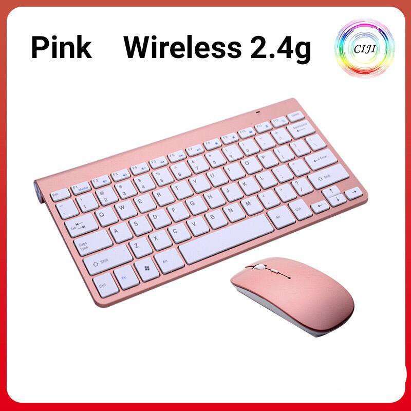 Jual Ciji Paket Keyboard Wireless Mouse Wireless Silent Desain Ultrathin Elegan Di Seller