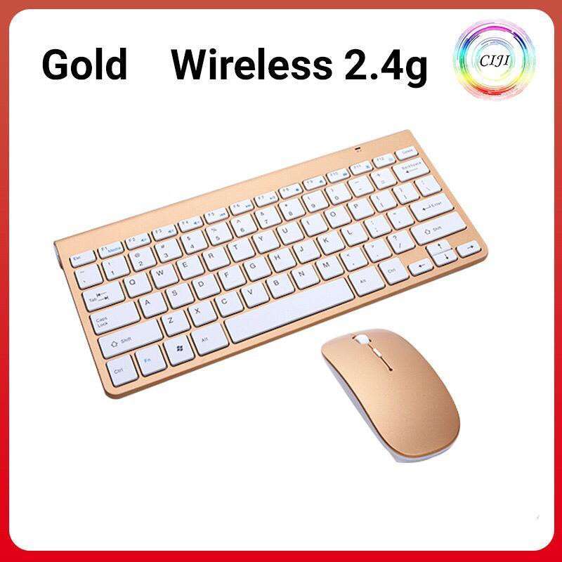 Jual Ciji Paket Keyboard Wireless + Mouse Wireless Silent Desain ...