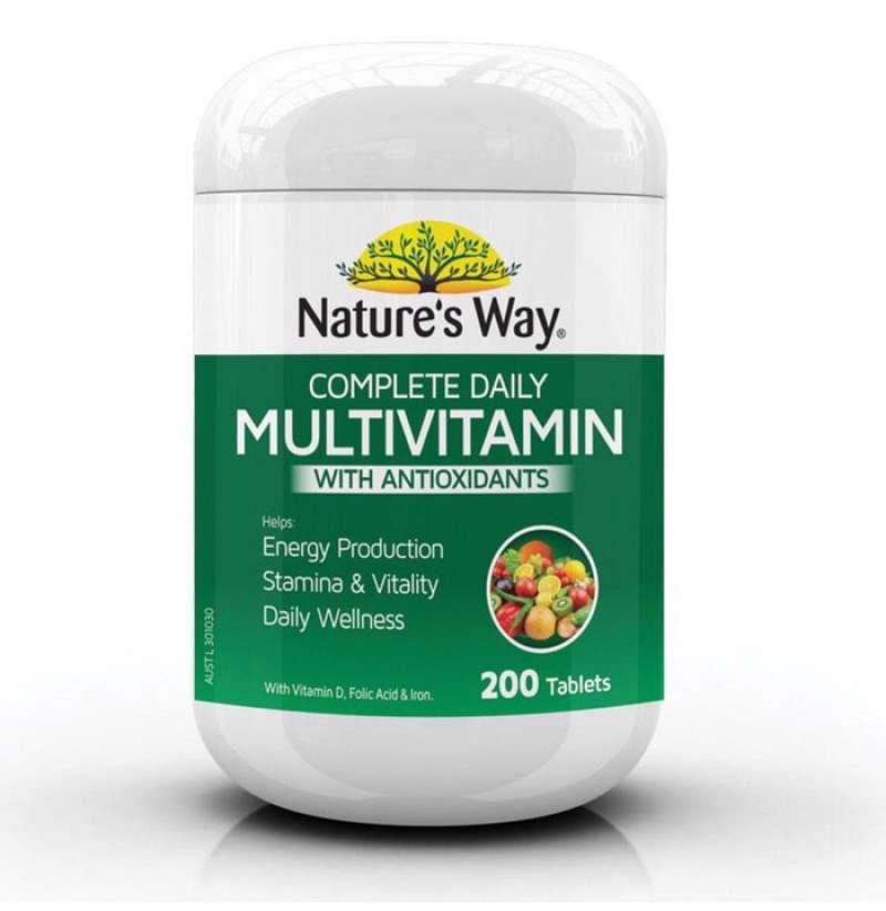 Jual Natures Way Complete Daily Multivitamin With Antioxidants 200 ...