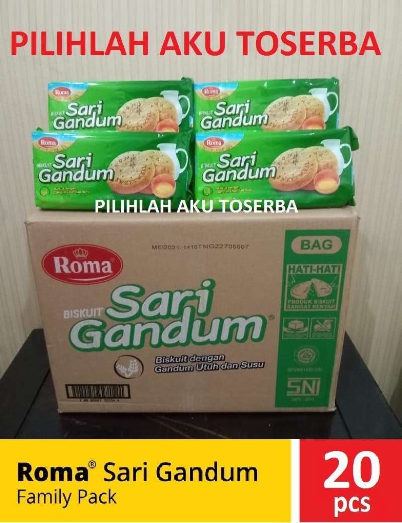 Jual Roma Sari Gandum 1 Karton Termurah - Harga Grosir Terupdate Hari ...