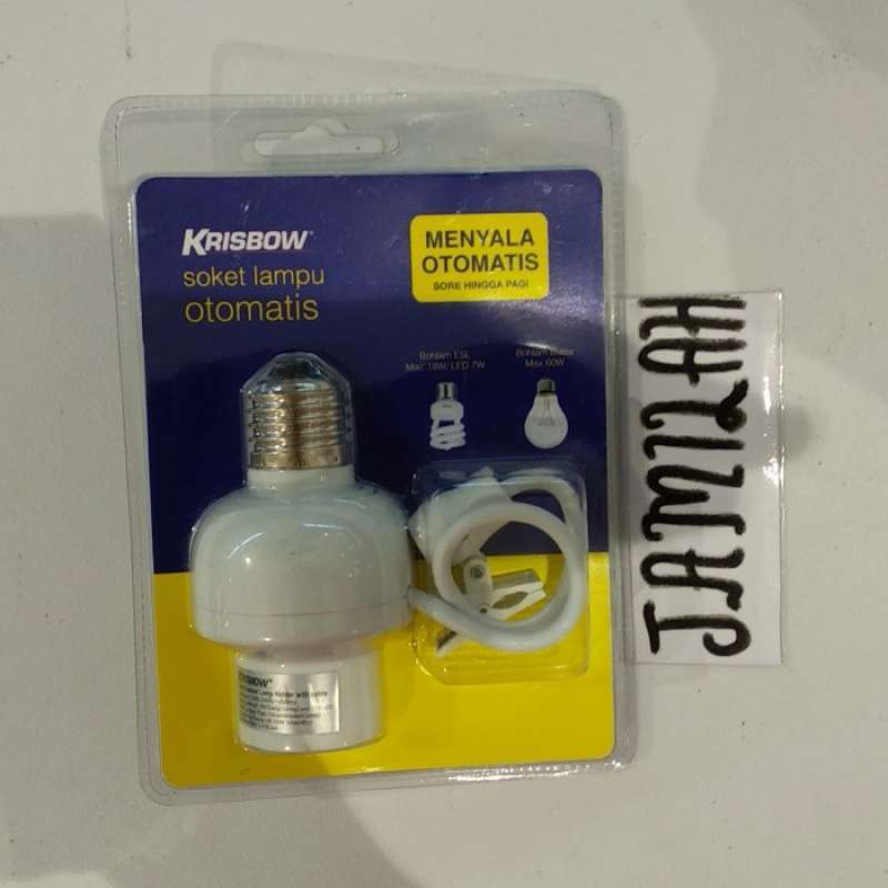 Promo krisbow soket lampu otomatis sensor cahaya , soket lampu sensor ... Promo krisbow soket lampu otomatis sensor cahaya , soket lampu sensor ...