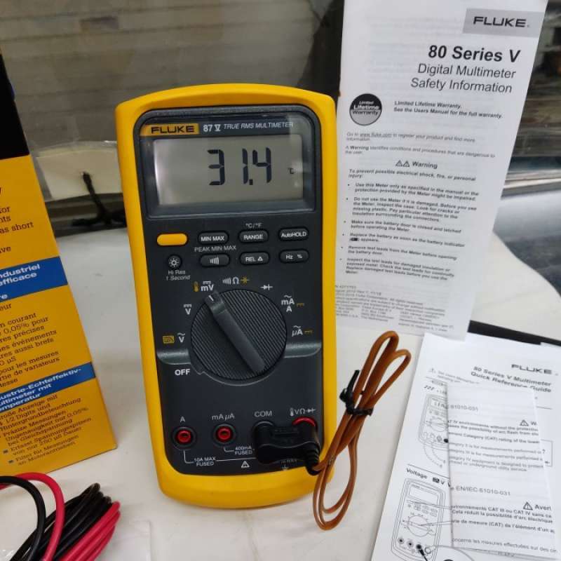 Promo Fluke 87V Digital Multimeter True RMS Diskon 50% di Seller pusat ...