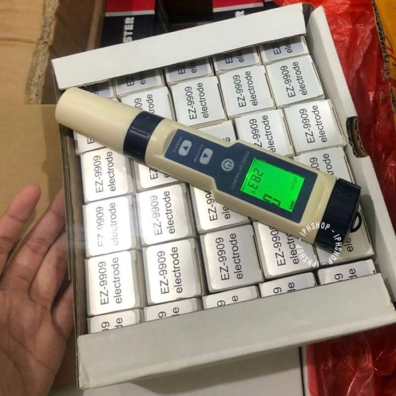 Promo Ez-9909 Ph Tds Ec Salinily Temperature 5 In 1 Meter Waterproof ...