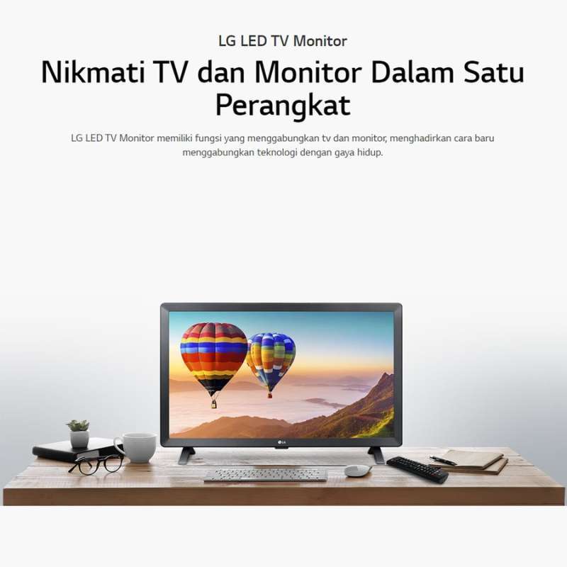 Jual Lg Smart Monitor Tv 24tn520s-pt Led Tv 24 Inch Hd Webos Wifi Usb ...