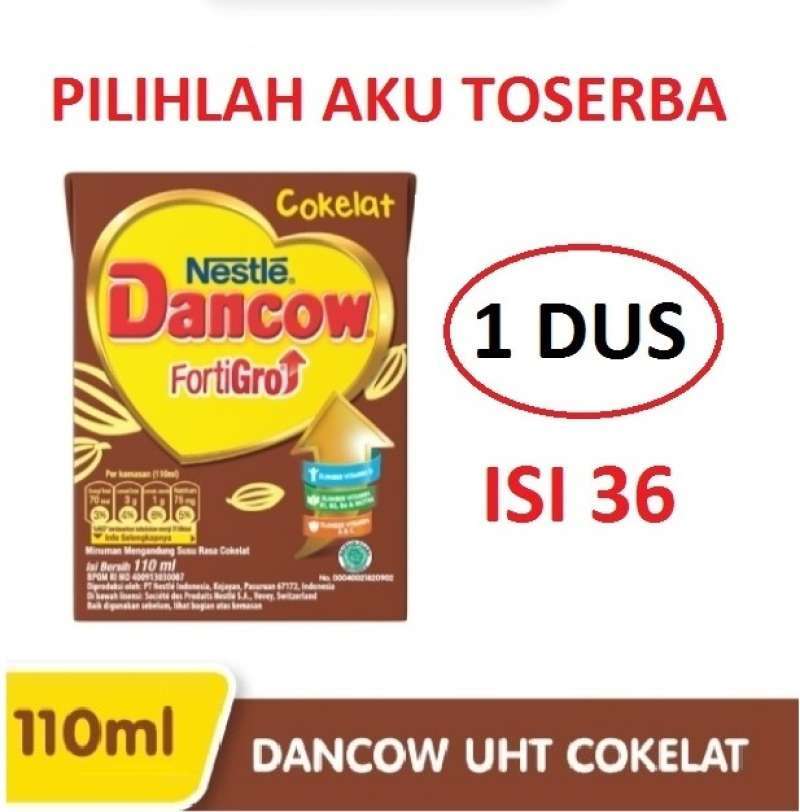 Jual Susu Dancow Uht Cokelat Coklat Fortigro - 110 Ml ( Harga 1 Kardus ...