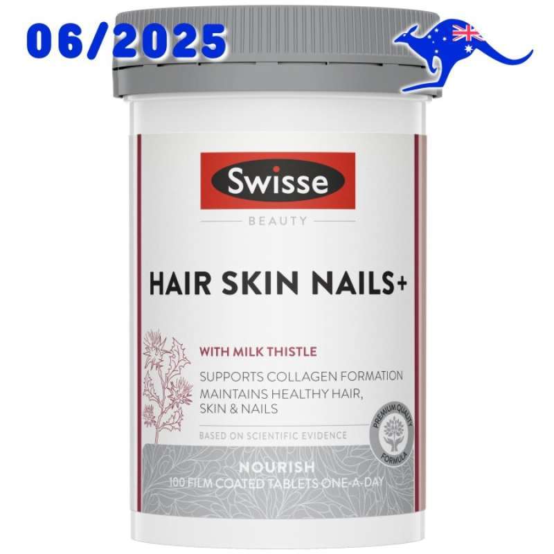 Promo SWISSE Hair Skin Nails 100 Tablet Beauty Skin Regeneration 60 ...