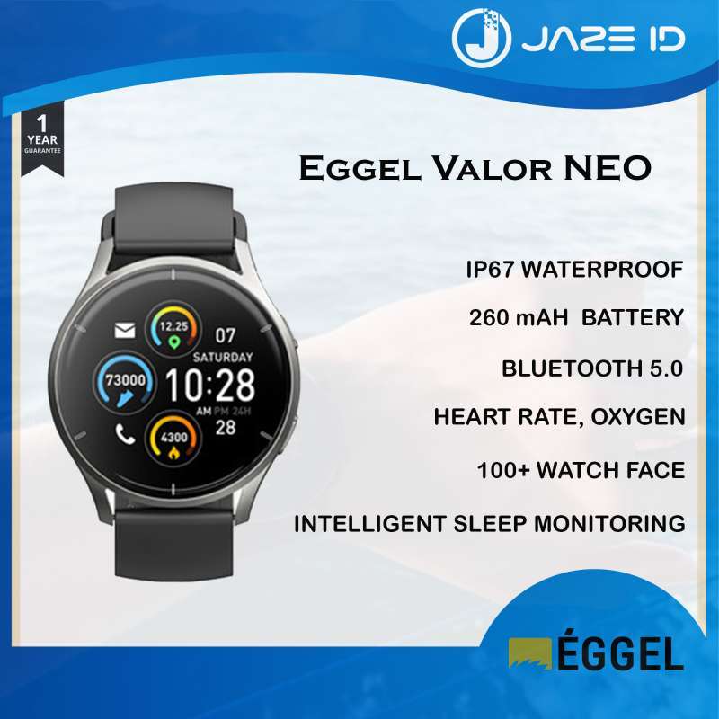 Jual Eggel Valor Neo Smartwatch Smart Watch Band Bluetooth Phone Call ...