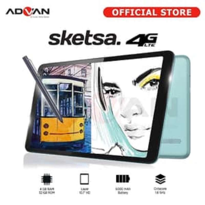 Jual Advan Tab Sketsa [4/32 GB] + Stylus + Coover di Seller SMS SHOP ...
