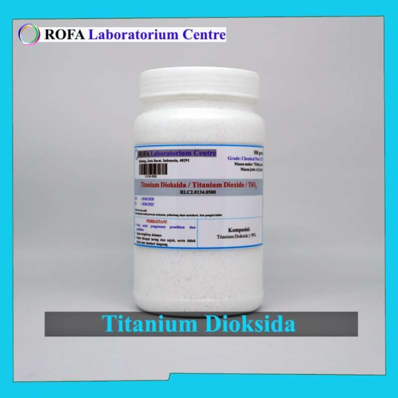 Promo Titanium Dioksida / Titanium Dioxide / Tio2 500 Gram Diskon 17% ...