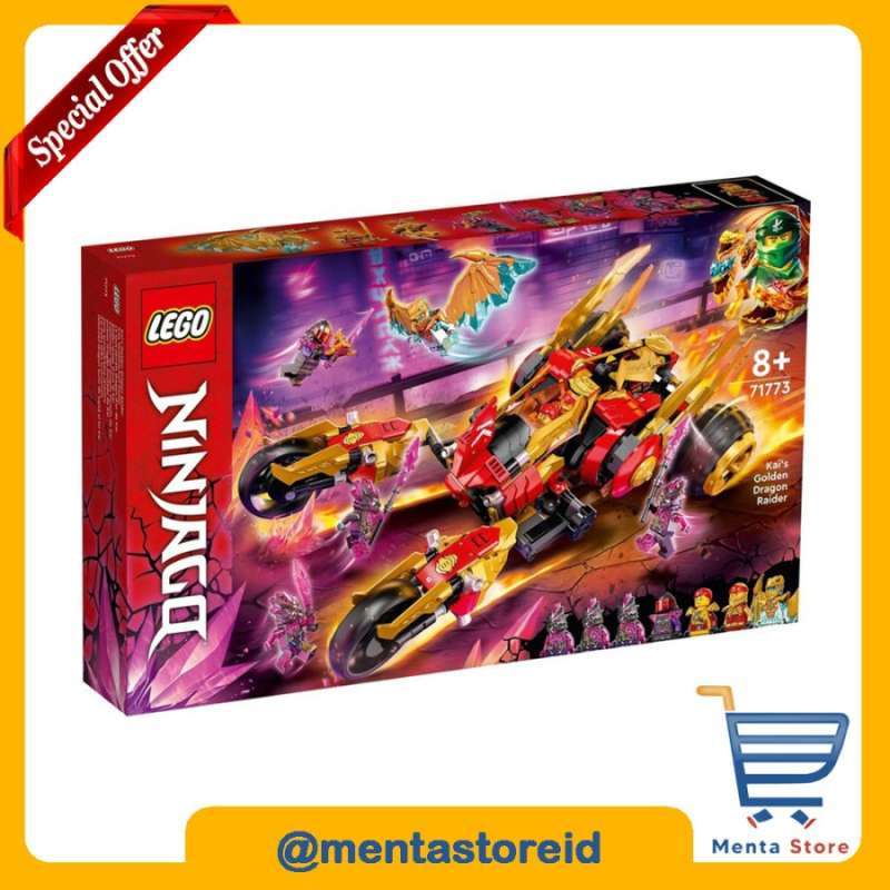 Promo Lego Ninjago 71773 Kai’s Golden Dragon Raider Diskon 30% Di ...