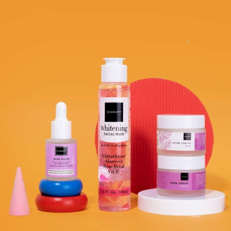 Jual Scarlett Paket Skin Care ( Serum,day& night cream,dan serum ) di ...