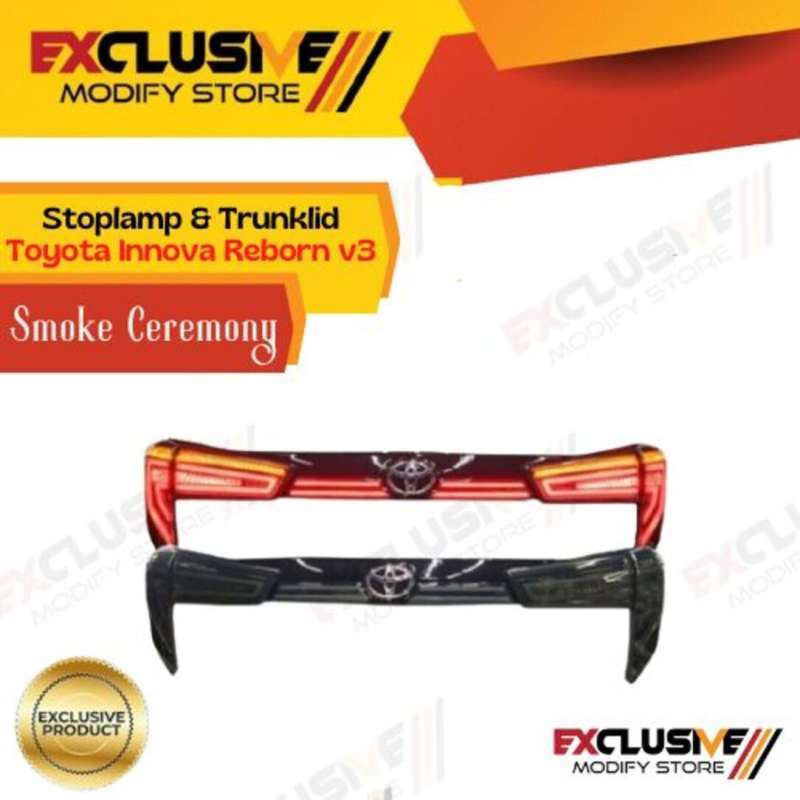 Jual STOP LAMP & TRUNK LID TOYOTA INNOVA REBORN V3 SMOKE CEREMONY di ...