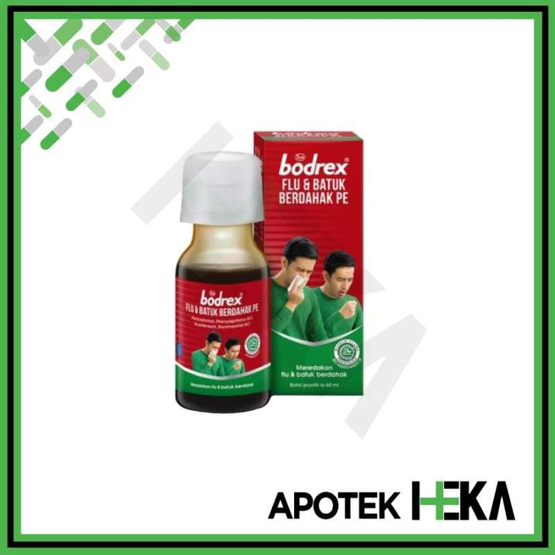 Jual Bodrex Flu dan Batuk Berdahak PE Syrup 60 ml di Seller Apotek Heka ...