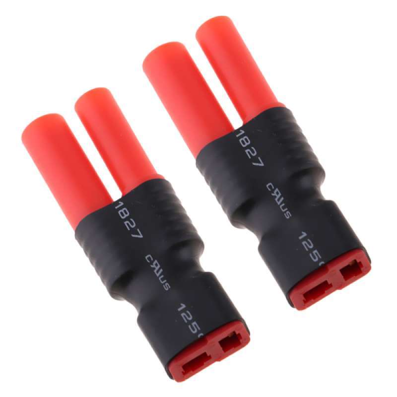 Jual 2x T-Plug Female To HXT 4mm Connector No Wires RC Battery ...