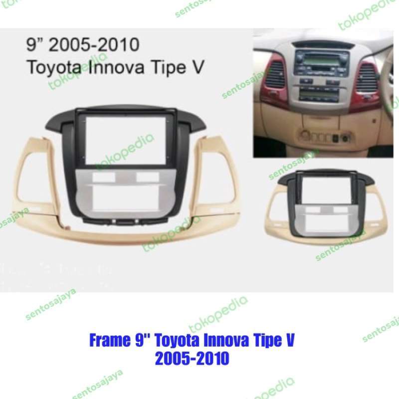 Promo Frame Head Unit Android 9 Inch Toyota Innova Tipe V Tahun 2005 ...
