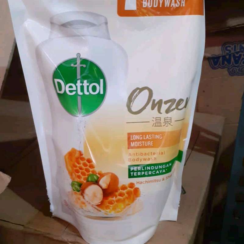 Jual Dettol body wash 410ml Onzen hachimitsu butter refill 410ml sabun ...