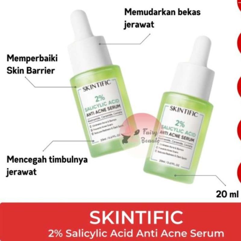 Jual SKINTIFIC 2% Salicylic Acid Anti Acne Serum Obat Anti Jerawat di ...
