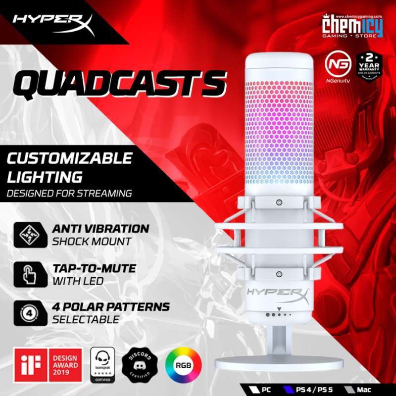 Jual Hyperx Quadcast White Original Murah - Harga Diskon Juni 2024 ...