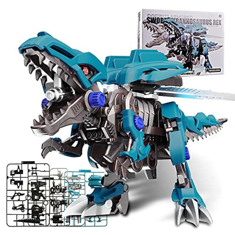 Jual BeiyoQSZ Take Apart Dinosaur Toy, Walking Dinosaur STEM Building ...