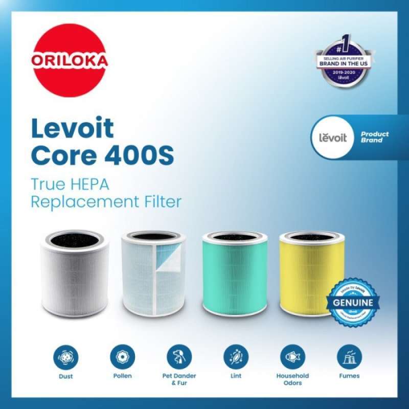 Promo Levoit Core 400s Replacement Filter True HEPA Ori - Filter ...