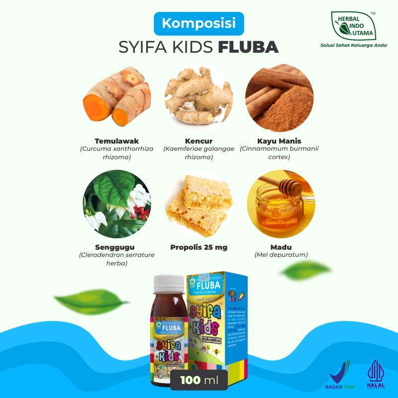Jual Herbal Indo Utama - Madu Anak Syifakids Fluba Bantu Sembuhkan Flu ...