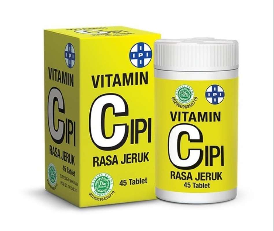 Jual Vitamin C Ipi Vit C Ipi 50 Mg Isi 45 Tablet Suplemen Makanan ...