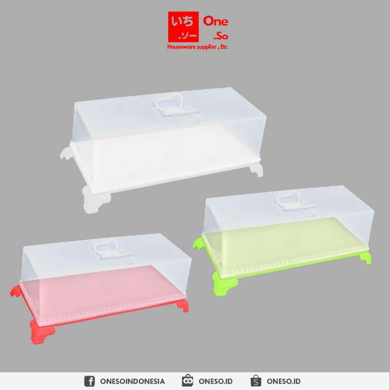 Jual TEMPAT KUE PLASTIK / TEMPAT ROTI / BUTTERFLY CAKE KEEPER - oneso ...