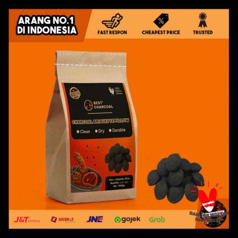 Jual Arang Briket Brongkol Bulat Batubara Batok Kelapa BBQ Barbekyu ...
